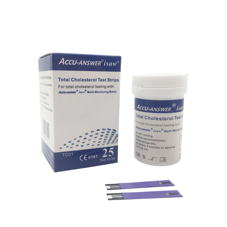 Accu-Answer isaw Cholesterol Test Strip(25pcs) - Medistore