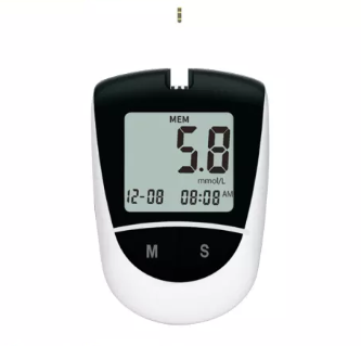 RBC Gluco Check Active Blood Glucose Meter – White and Black - Medistore